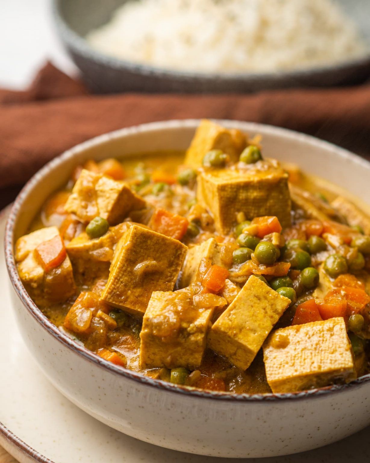 Tofu al Curry — Recetas veganas fáciles y rápidas | Melón Sin Jamón