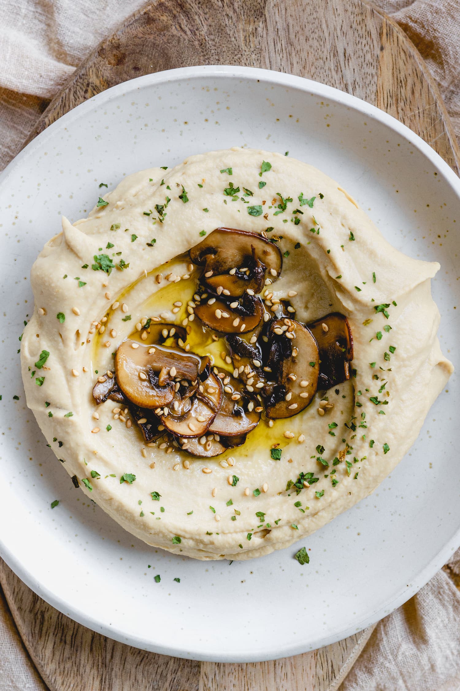 Hummus de Champiñones (mejor que el comprado) — Recetas veganas fáciles ...